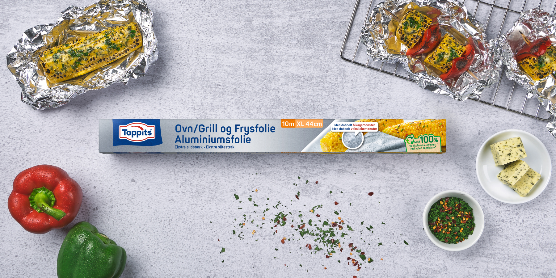 Toppits® ovn-, grill- og frysefolie